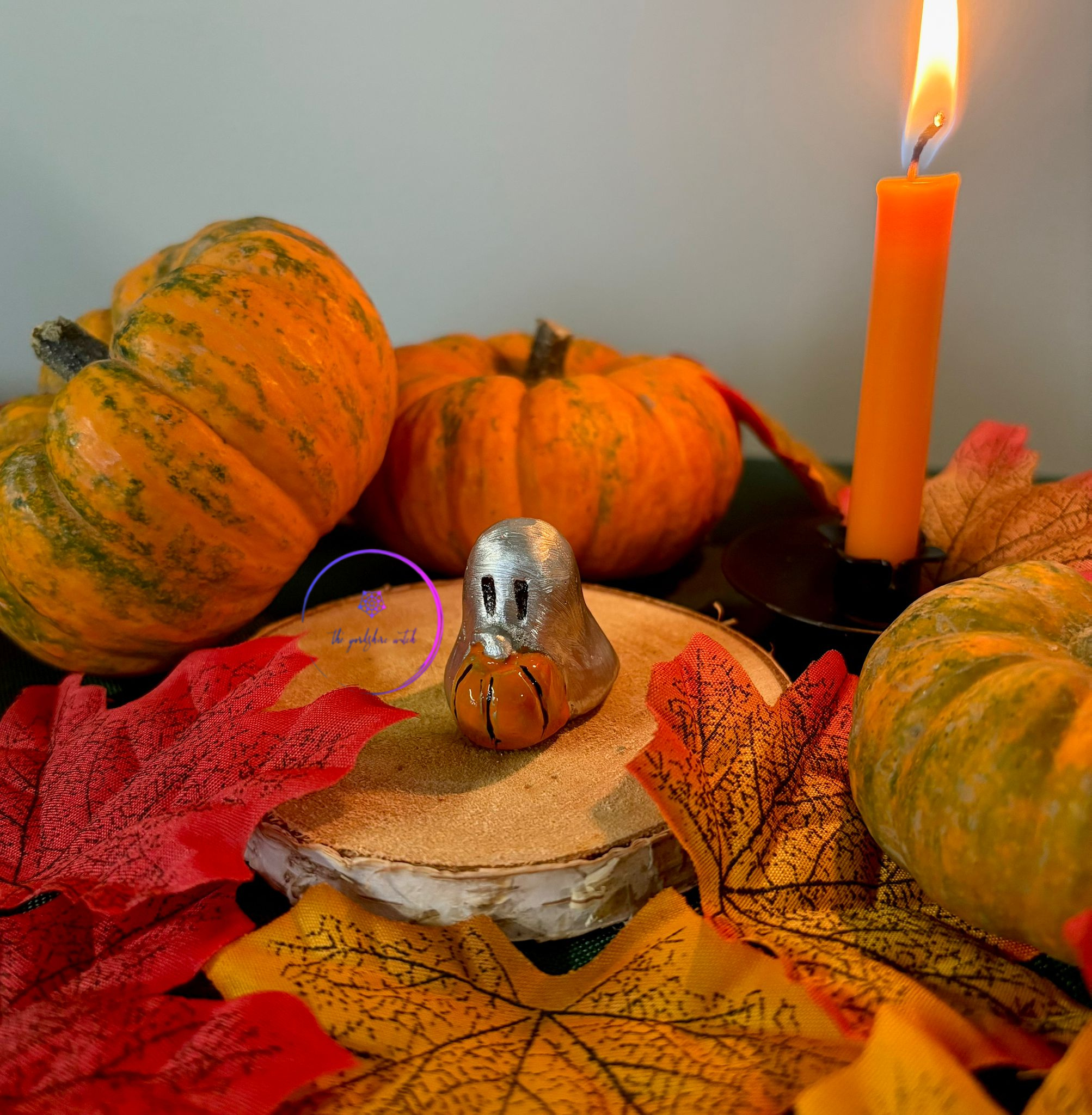 Pip The ‘Pewter’ Pumpkin Ghost. – The Yorkshire Witch